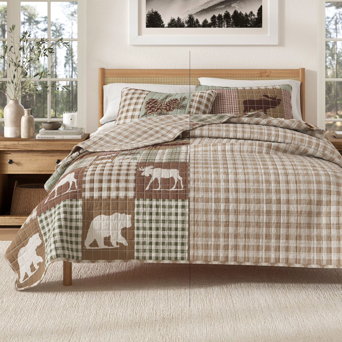 Rustic Landscape Quilt Set | Matthew Collection by Great Bay Home